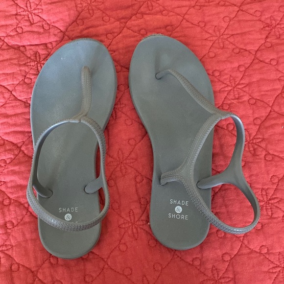 Shade & Shore | Shoes | Shade And Shore Grey Sandal | Poshmark
